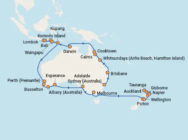 Best World Cruise Cruises to Gisborne 2026-2028