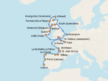 Best World Cruise Cruises to Invergordon (Inverness) 2026-2028