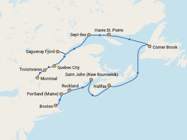 Best Cruises from Boston to Quebec City 2026-2028