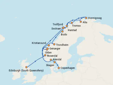 Best Cruises to Tromso 2026-2028