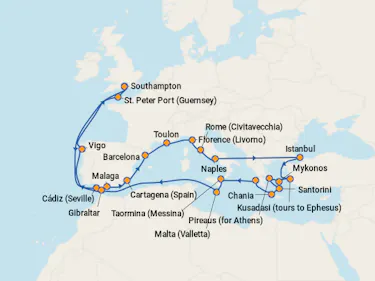 Best Princess Cruises to UK 2026-2028