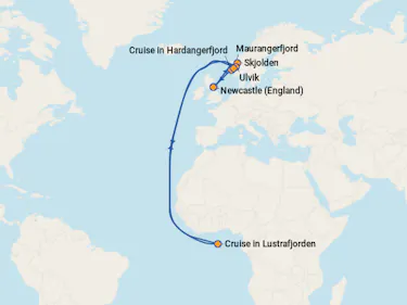 Best Norway Cruises from Newcastle 2026-2028