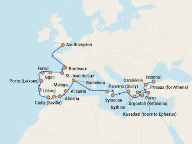 Best France Cruises to Argostoli (Kefalonia) 2026-2028