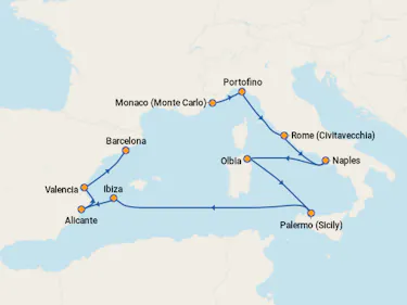 Best Cruises to Monaco (Monte Carlo) 2026-2028