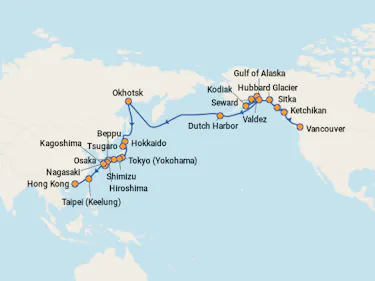 Cruises to Transpacific 2025-2027