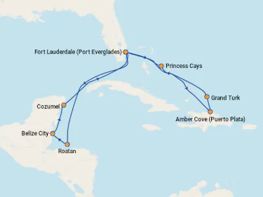 Best Belize Cruises to Princess Cays 2025-2027