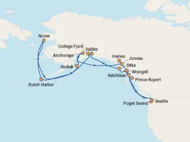 Best Cruises from Seattle to Anchorage 2026-2028
