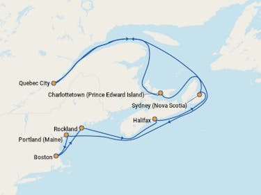 Best Cruises from Boston to Quebec City 2026-2028
