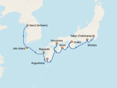 Cruises to Japan 2025-2027