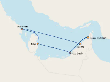 Best Cruises from Dubai to Doha 2026-2028