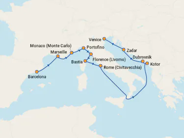 Best Cruises to Monaco (Monte Carlo) 2026-2028