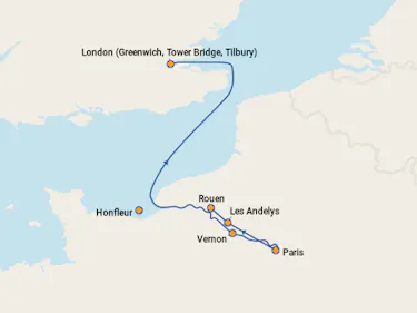Best Thames River Cruises to Rouen 2026-2028