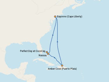 Best Cruises from Bayonne to Amber Cove (Puerto Plata) 2026-2028