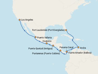 Island Princess Cruise Itinerary to Panama Canal & Central America on ...