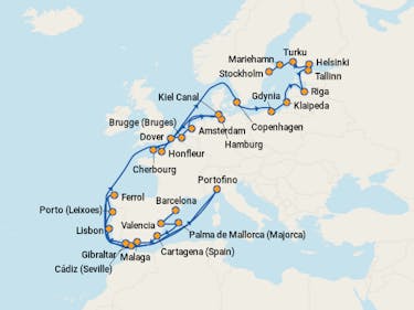 Best Italy Cruises to Tallinn 2026-2028