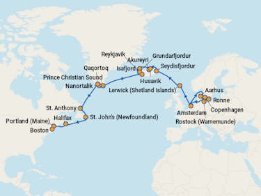 Best Europe Cruises to St. John's (Newfoundland) 2026-2028