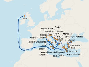 Best Scenic Ikon Cruises to Santorini 2026-2028