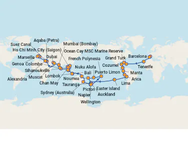 Best Indonesia Cruises to Puerto Limon 2026-2028