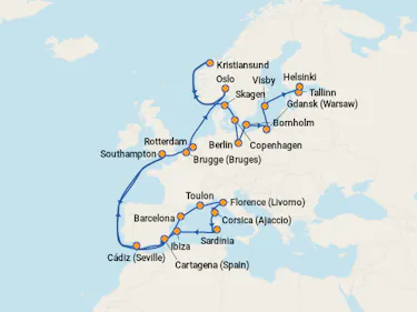 Best Italy Cruises to Skagen 2026-2028