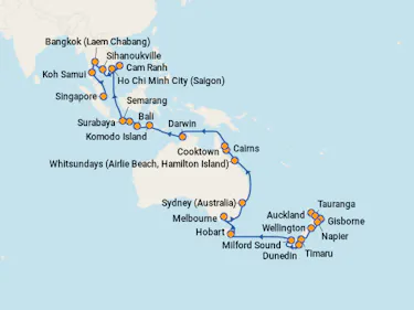 Best Thailand Cruises to Gisborne 2026-2028