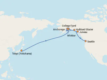 Best Cruises from Seattle to Tokyo (Yokohama) 2026-2028
