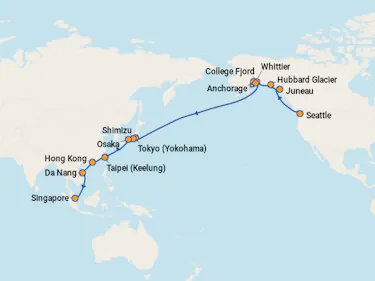 Best Cruises from Seattle to Tokyo (Yokohama) 2026-2028
