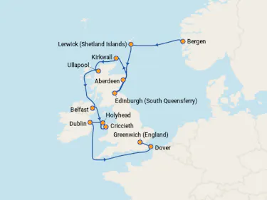 Best Cruises from Bergen 2026-2028