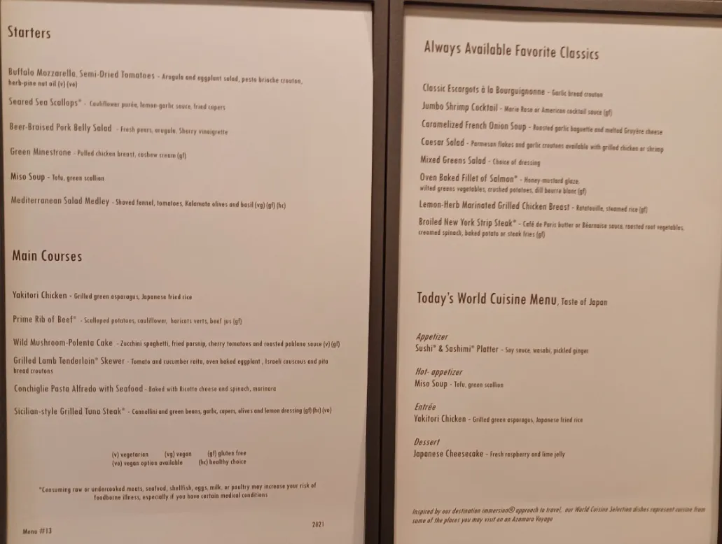 Azamara Onward Ship Review